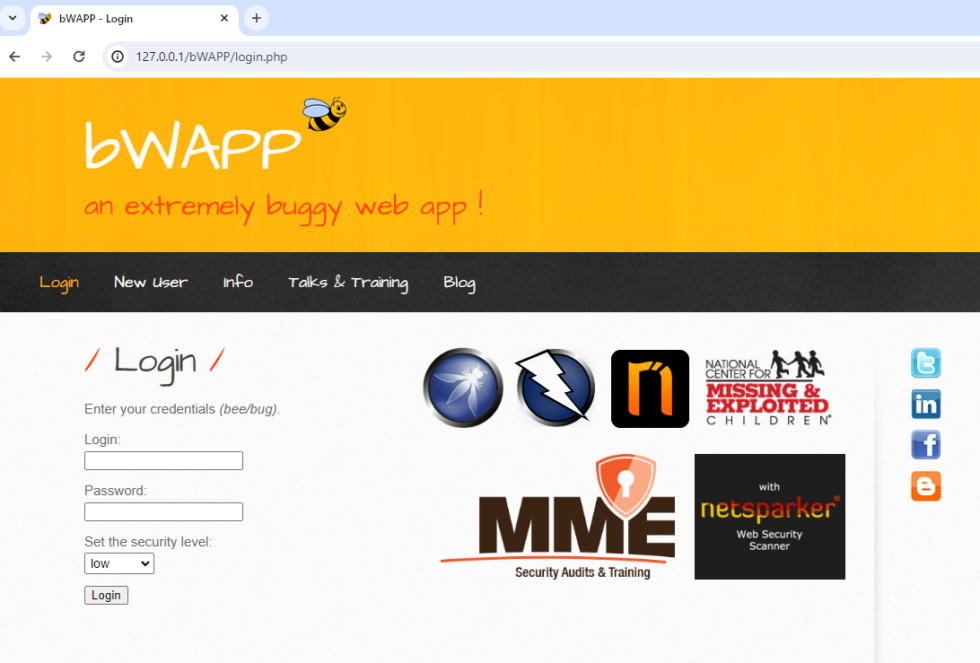bWAPP y BEE-BOX Entornos de Pruebas en Ciberseguridad - Álvaro Chirou