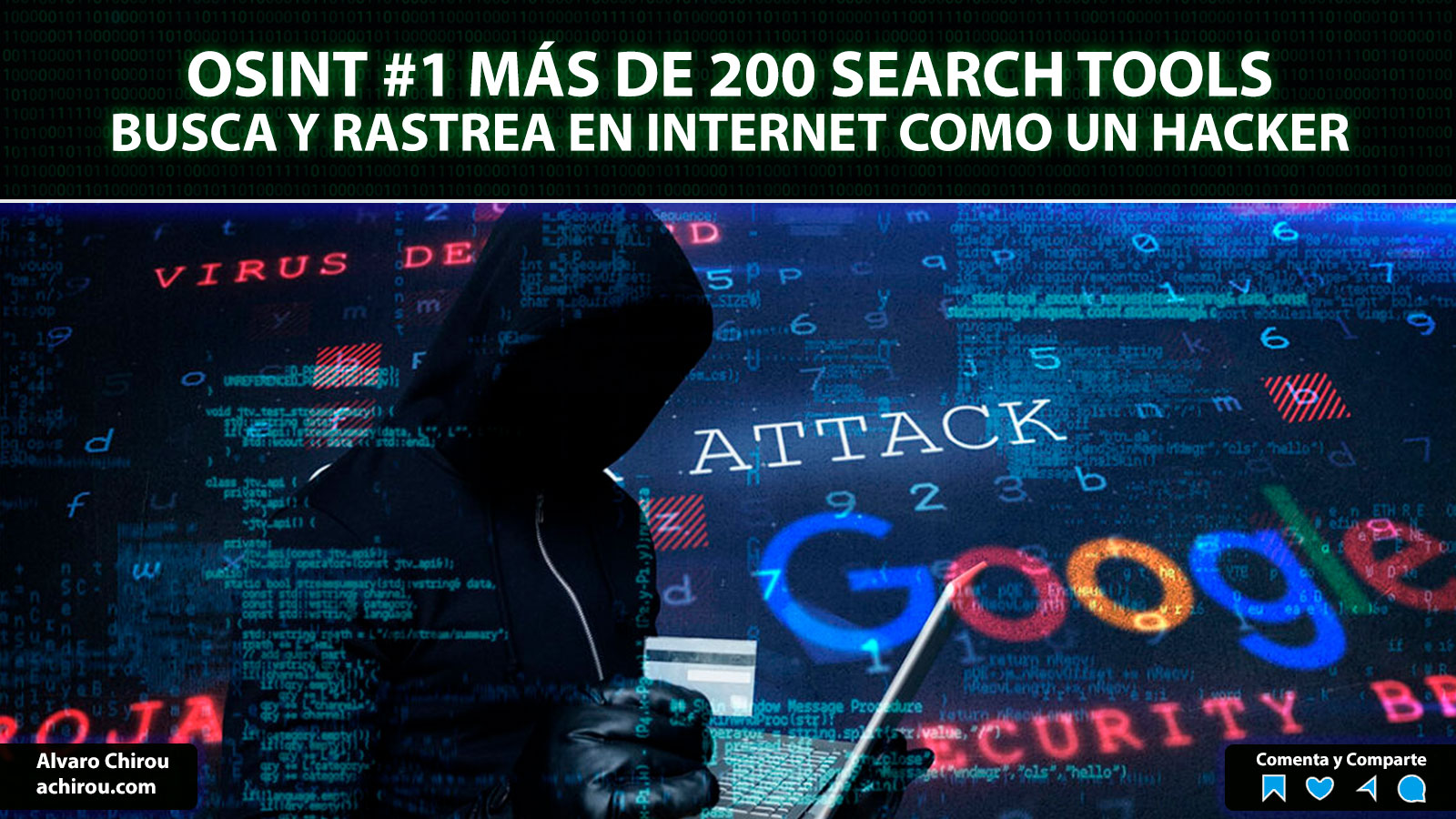 OSINT #1 Más de 200 Search Tools - Álvaro Chirou