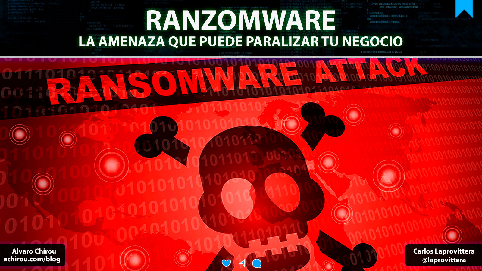 Ranzomware: La Amenaza que Puede Paralizar tu Negocio - Álvaro Chirou